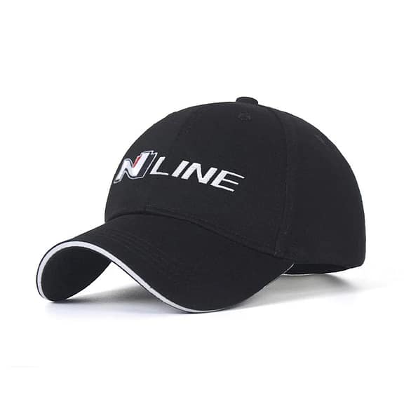 Hyundai Hat N Line Baseball Cap - Limited Edition Black Color - Cap Castle